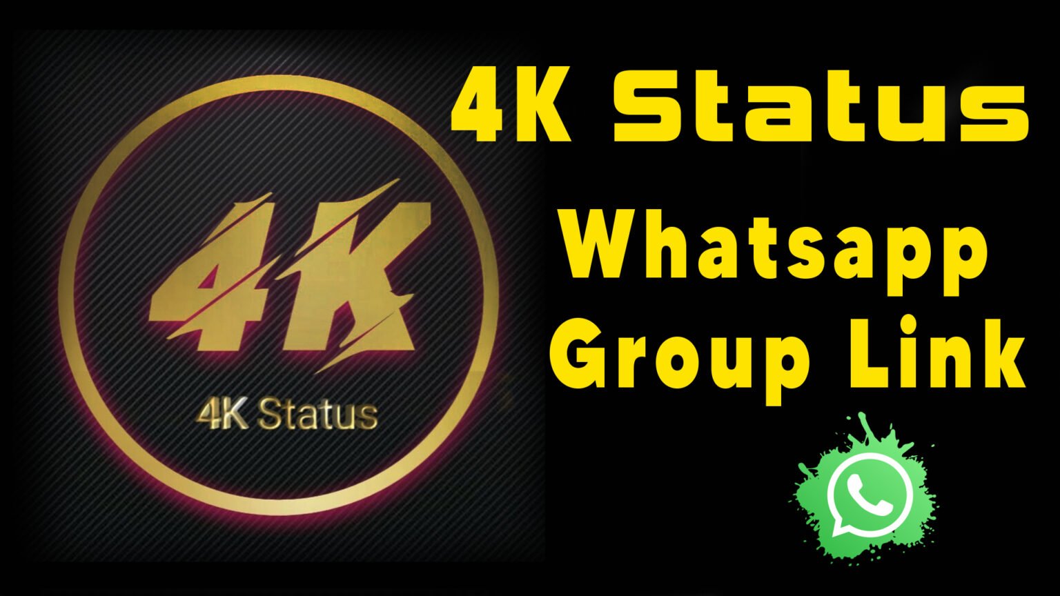 850+ 4K Status Whatsapp Group Link Join 2026