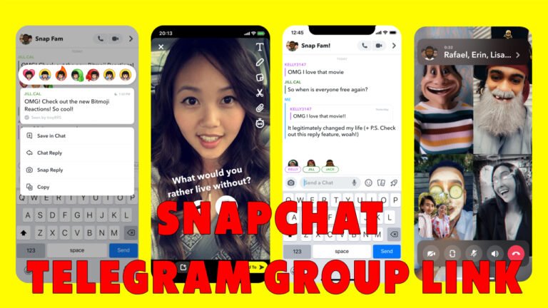 850+ Snapchat Telegram Group Link Join